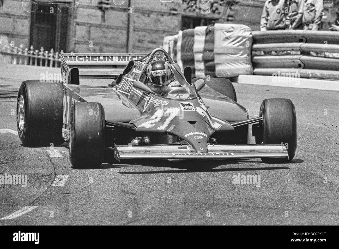 1981 Gilles Villeneuve - Scuderia Ferrari 126 CK - F1 Monaco Grand Prix ...