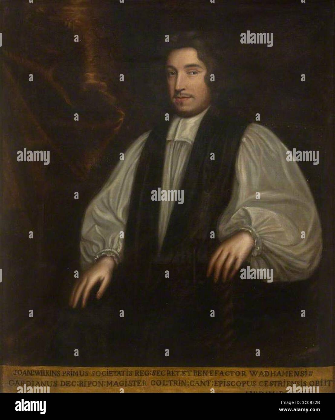 Mary Beale (1633-1699) - John Wilkins (1614–1672 Stock Photo - Alamy