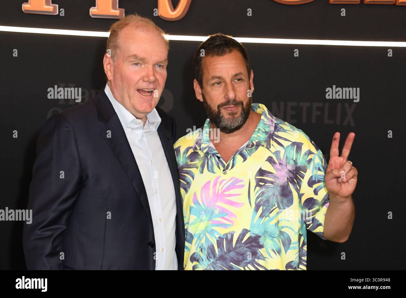 NEW YORK, NY- JULY 21: Tim Herlihy and Adam Sandler at the Happy ...