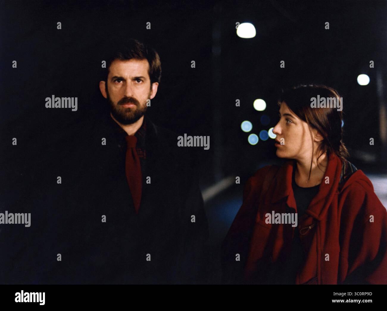 Italian actors Nanni Moretti and Valeria Bruni Tedeschi as university ...