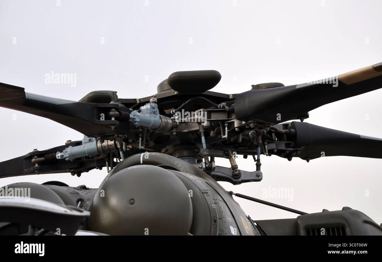 The propeller of the helicopter Stock Photo - Alamy