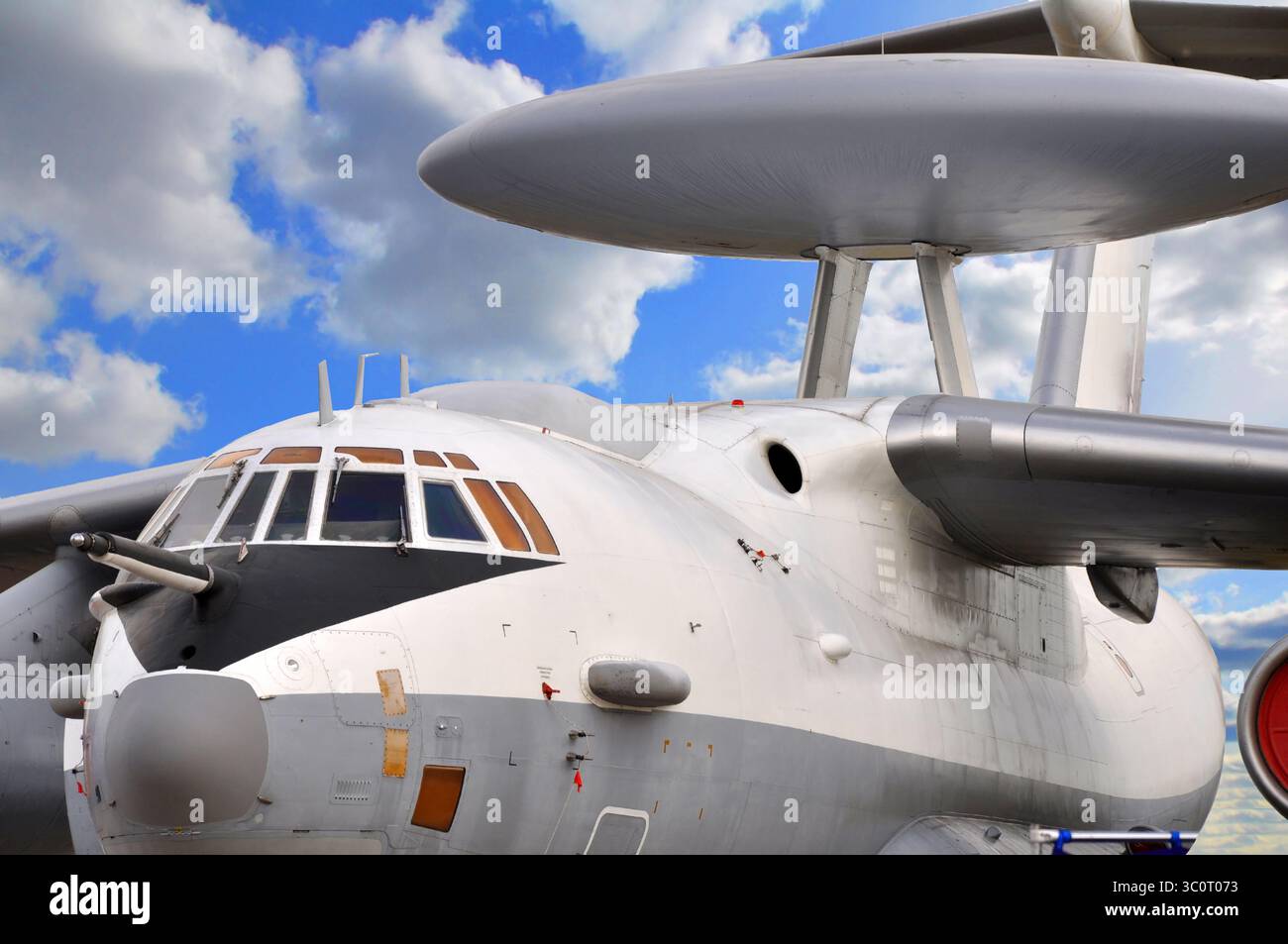 The AWACS plane in the airport Stock Photo - Alamy