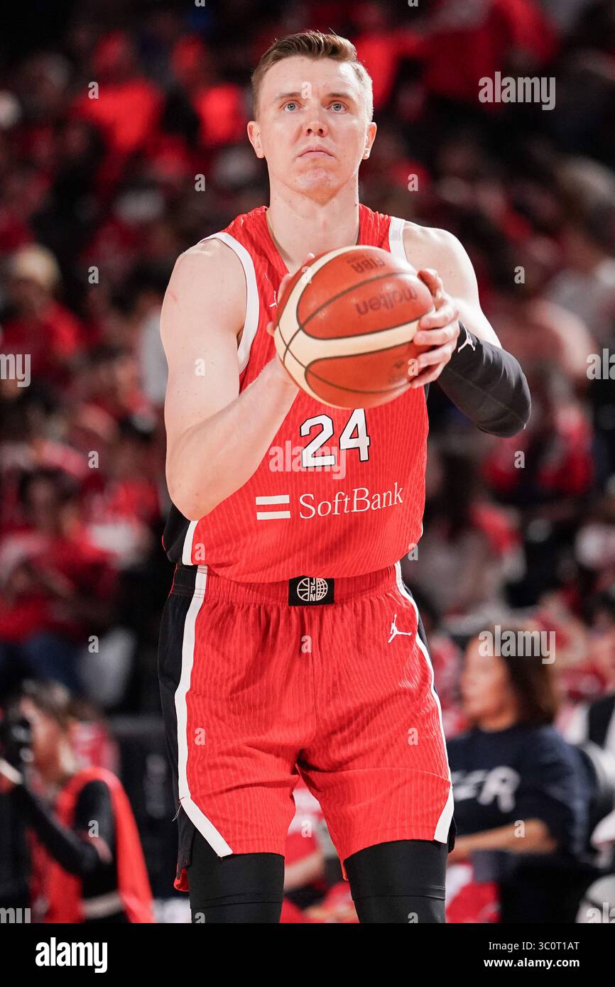 Josh Hawkinson(JPN), JULY 20, 2025 - Basketball : SoftBank CUP 2025 ...