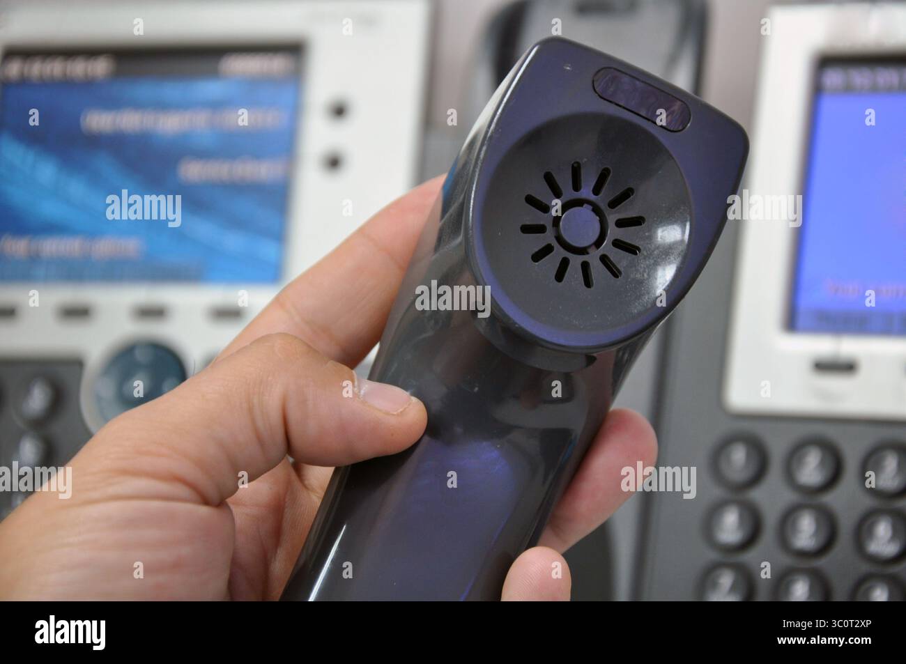 The view of IP Phone Stock Photo - Alamy