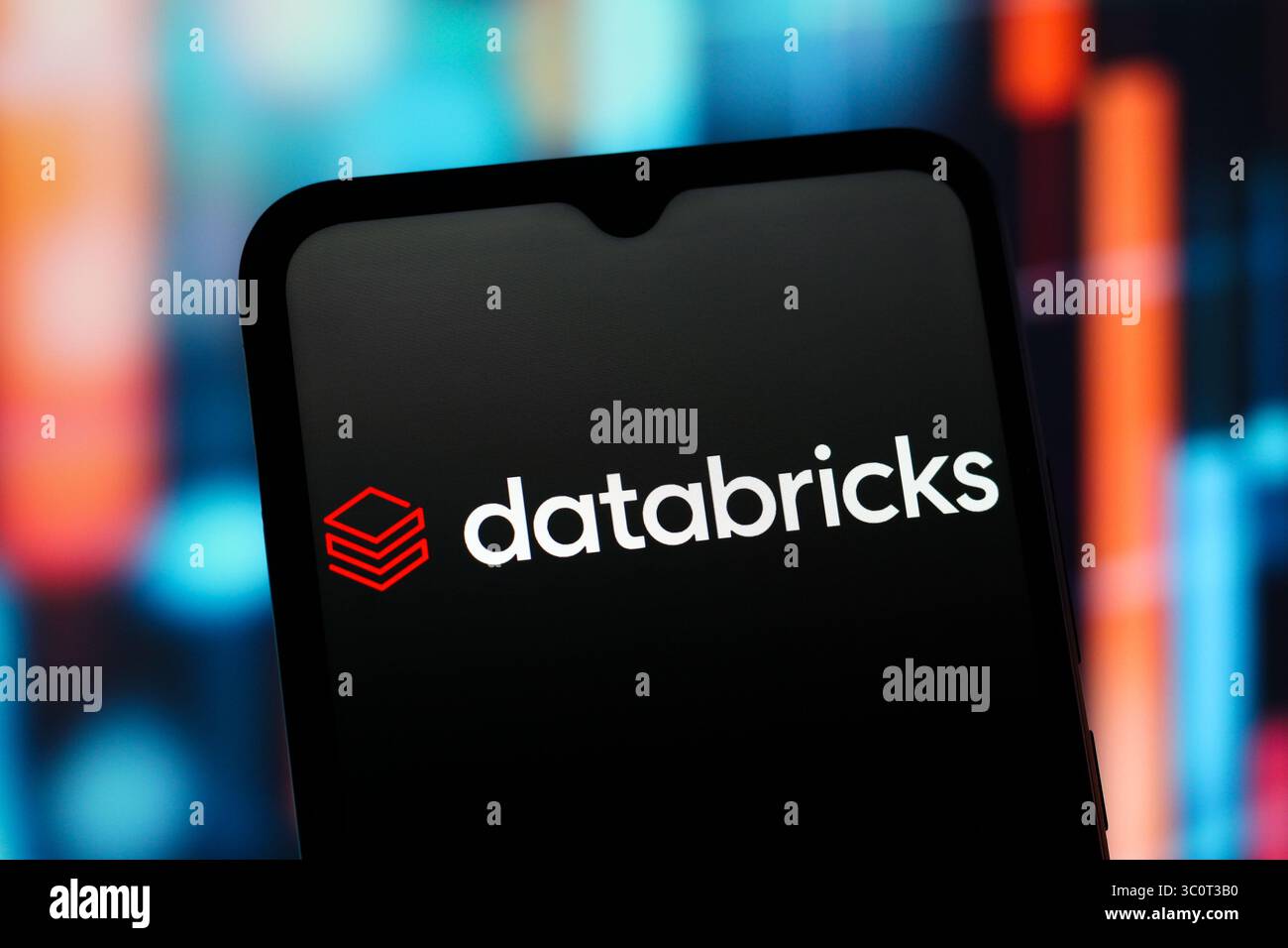 In this photo illustration, the Databricks (Data Bricks) logo is seen ...