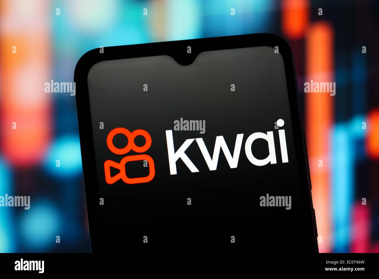 In this photo illustration, the Kwai logo is seen displayed on a ...