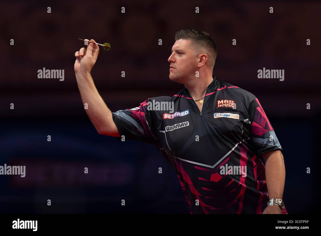 21st July 2025; Winter Gardens, Blackpool, England; 2025 Betfred World Matchplay Darts Day 3 ...