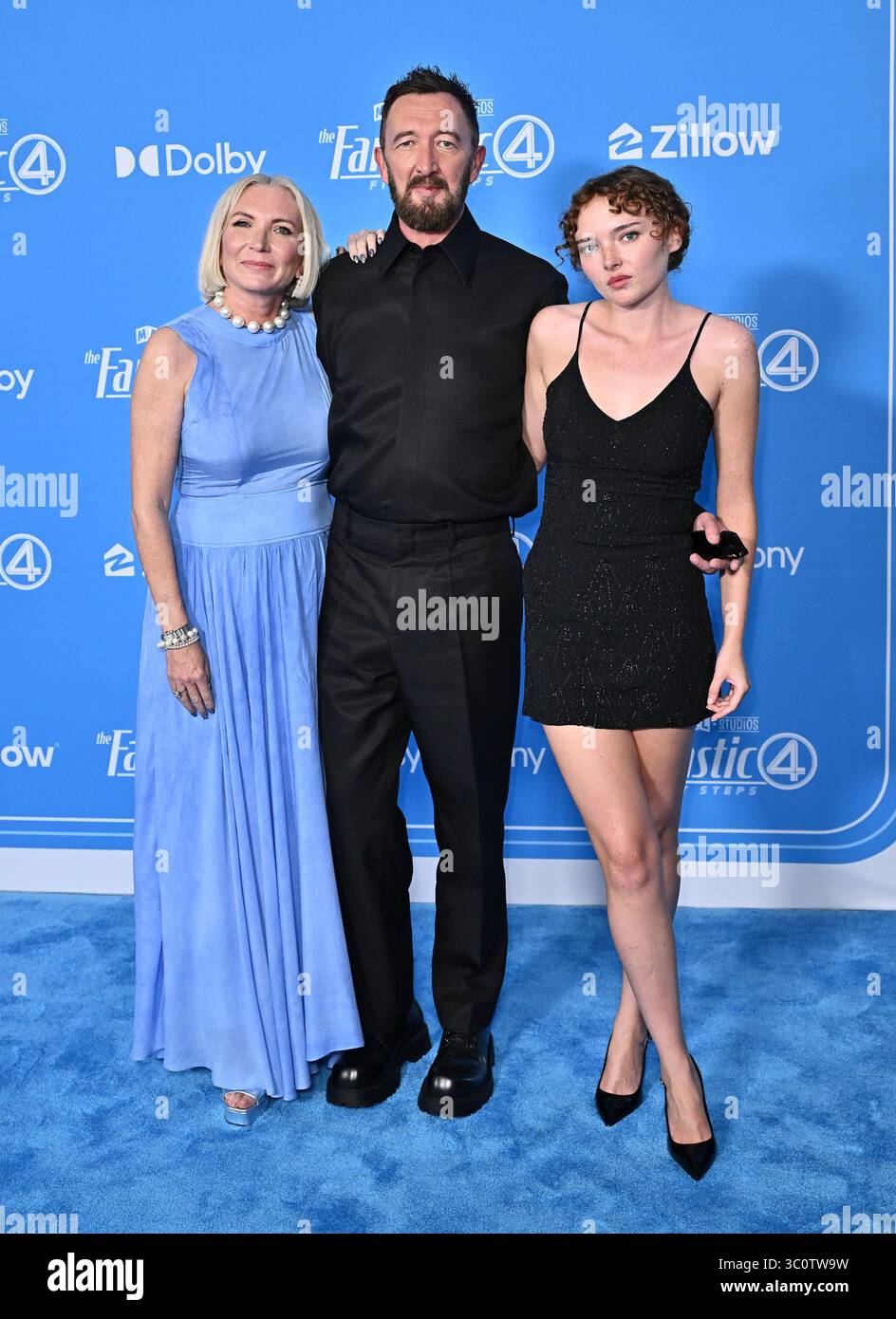 Los Angeles, USA. 21st July, 2025. Ali Ineson, Ralph Ineson and Rebecca ...