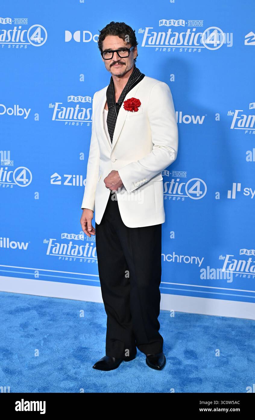 Los Angeles, USA. 21st July, 2025. Pedro Pascal arriving to Marvel ...