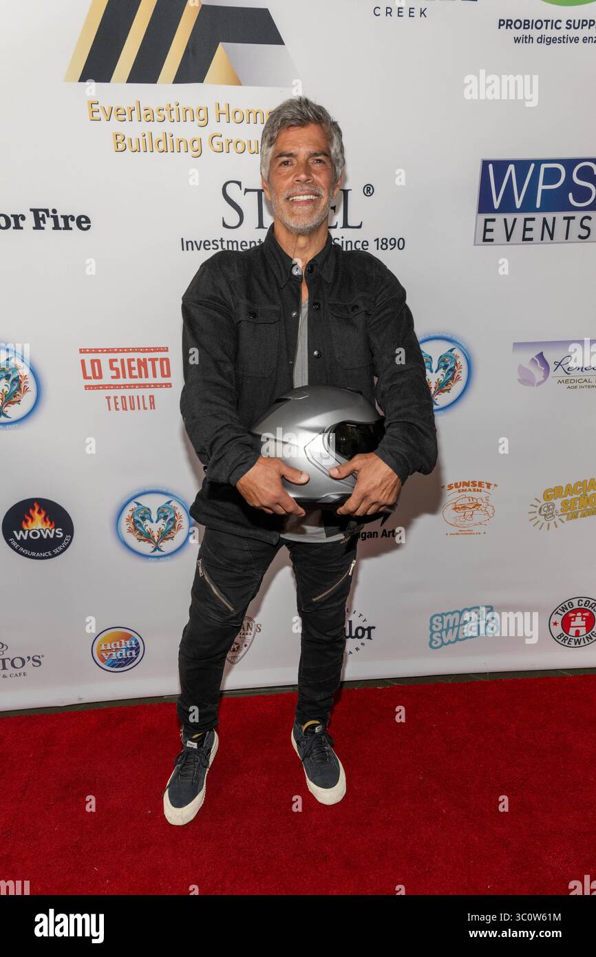 Actor Esai Morales attends the Palisades Dolphin Strong Benefit Concert ...