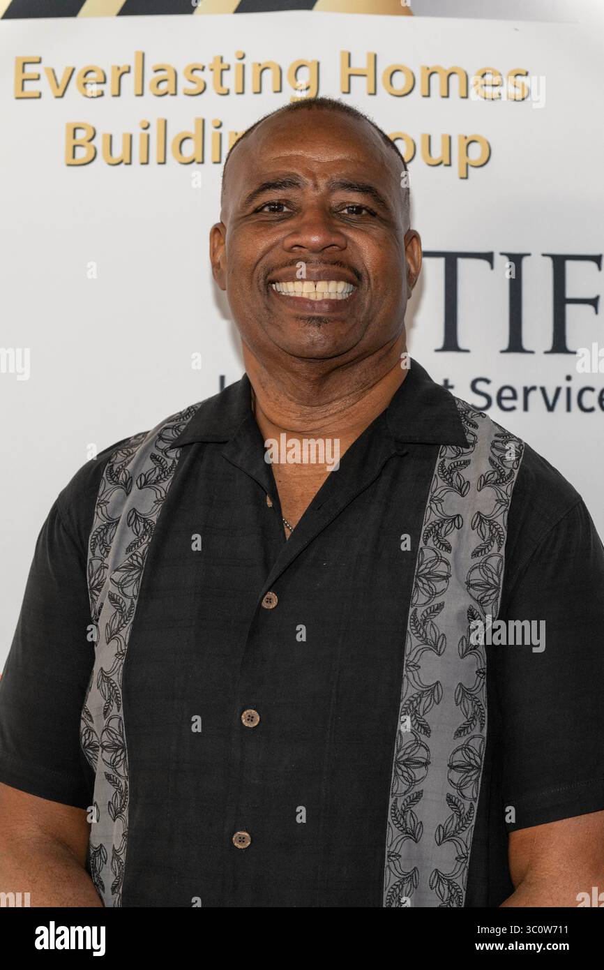 Rev. Dr. S.T. Williams Jr. attends the Palisades Dolphin Strong Benefit Concert at Santa Monica ...