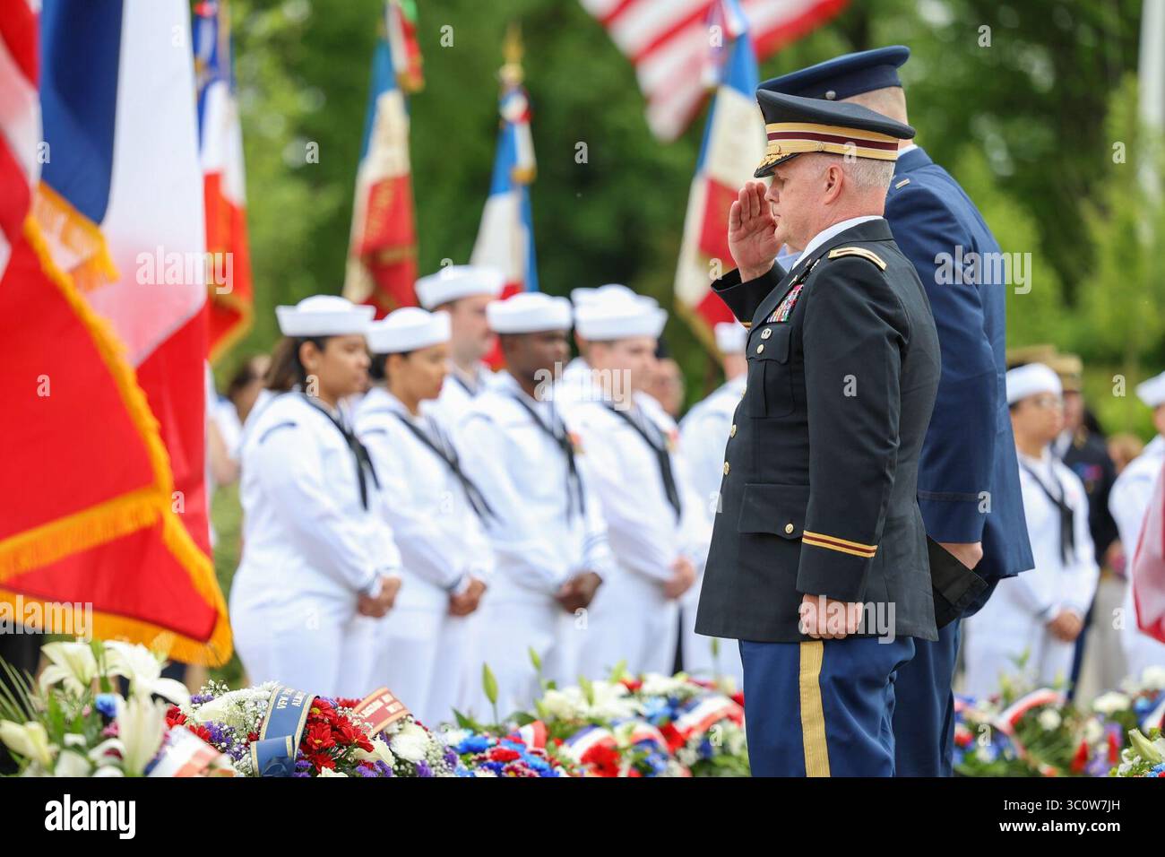 Memorial Day Ceremony at Meuse-Argonne American Cemetery in France ...