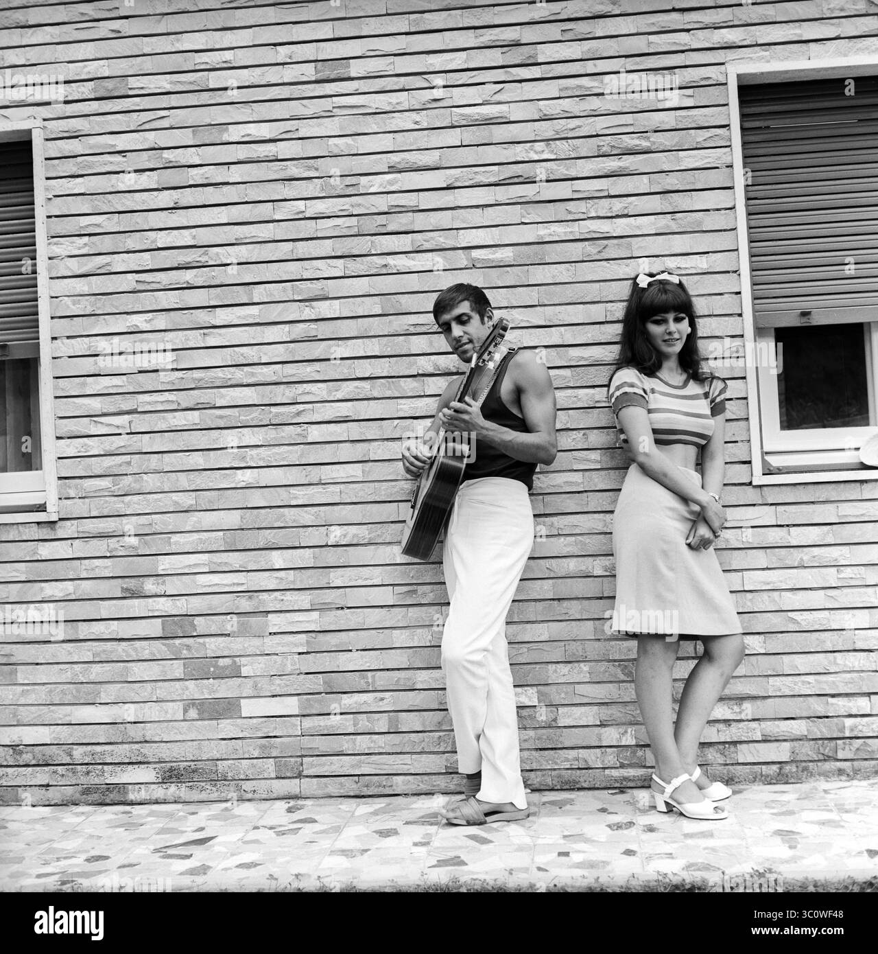 Italian singer and actor Adriano Celentano and his wife, Italian ...