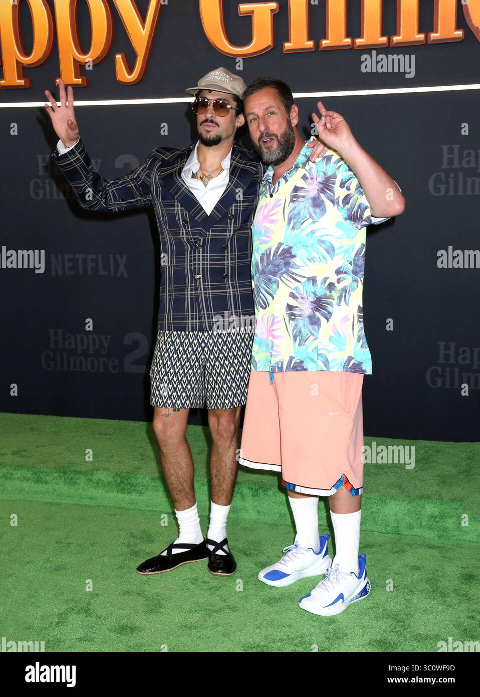 New York City, USA. 21st July, 2025. Bad Bunny and Adam Sandler ...