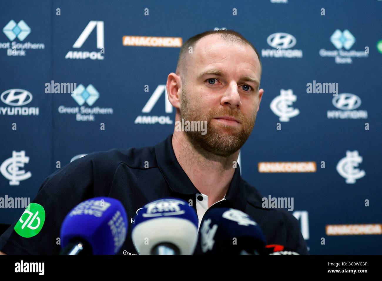 Sam Docherty announces his retirement from AFL during press conference ...