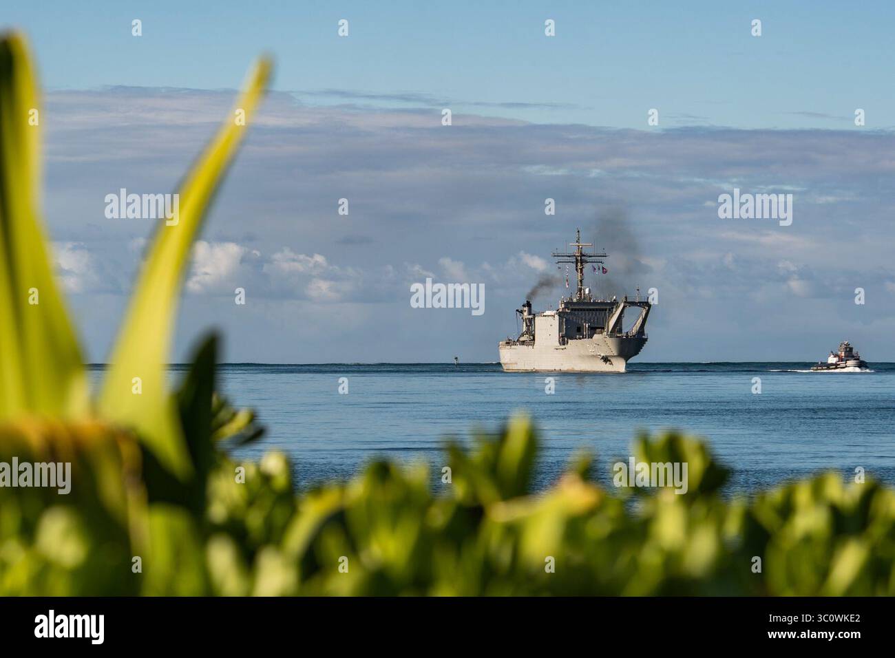 Mexican Navy tank landing ship ARM Usumacinta (A-412) arrives at Pearl ...