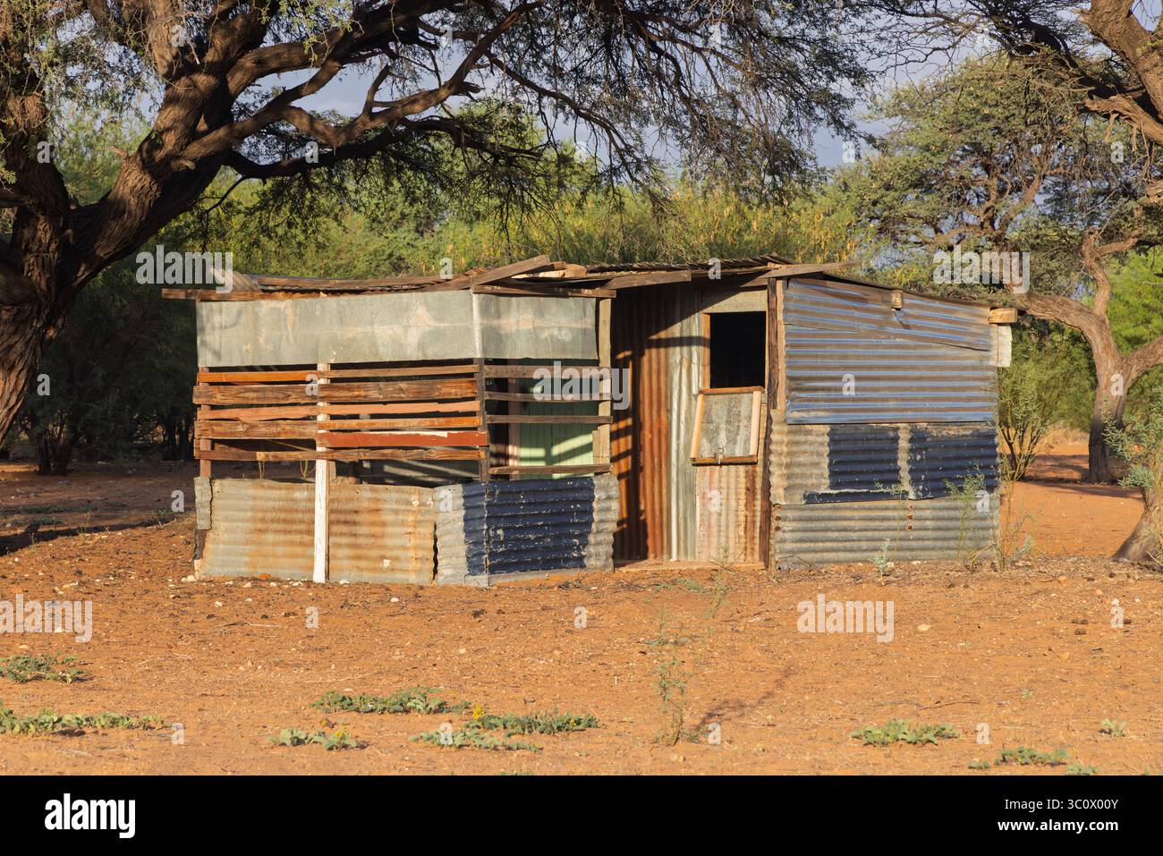 squatting shack informal settlement, shanty house in southern africa ...