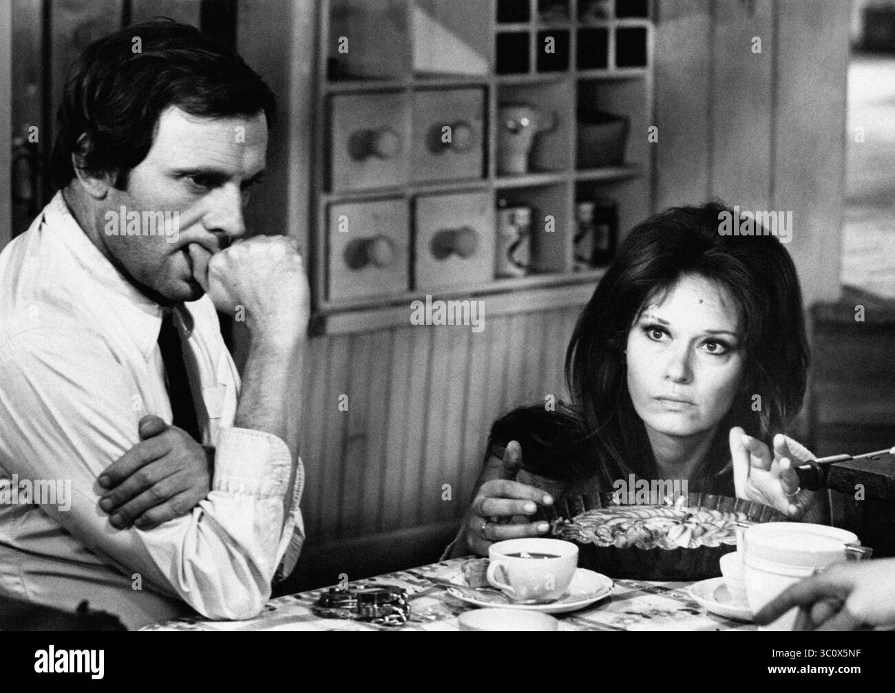 The Italian actress Lea Massari and the French actor Jean-Louis ...