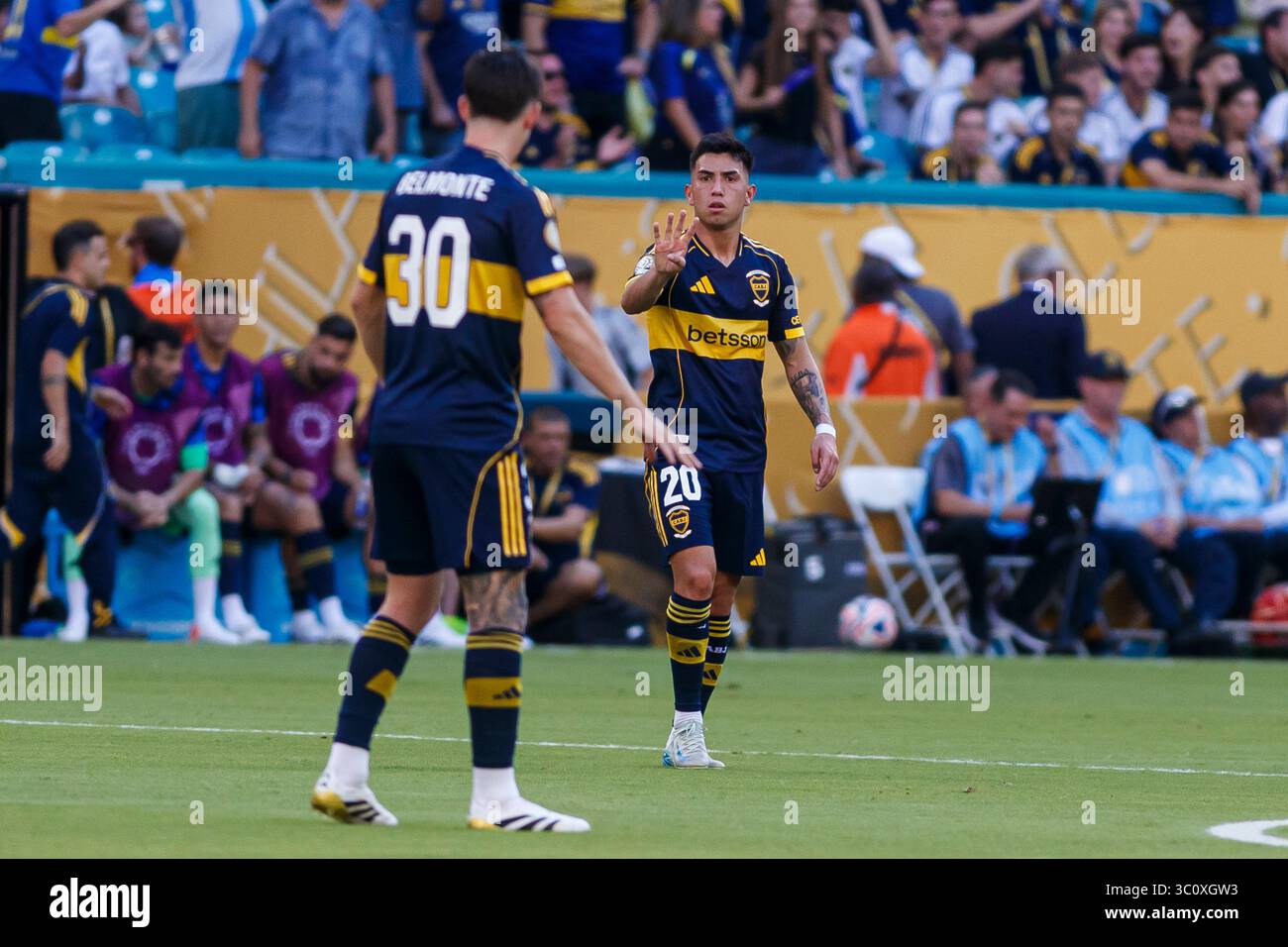 Miami, Florida - June 16: Alan Velasco of Boca Juniors during the FIFA ...