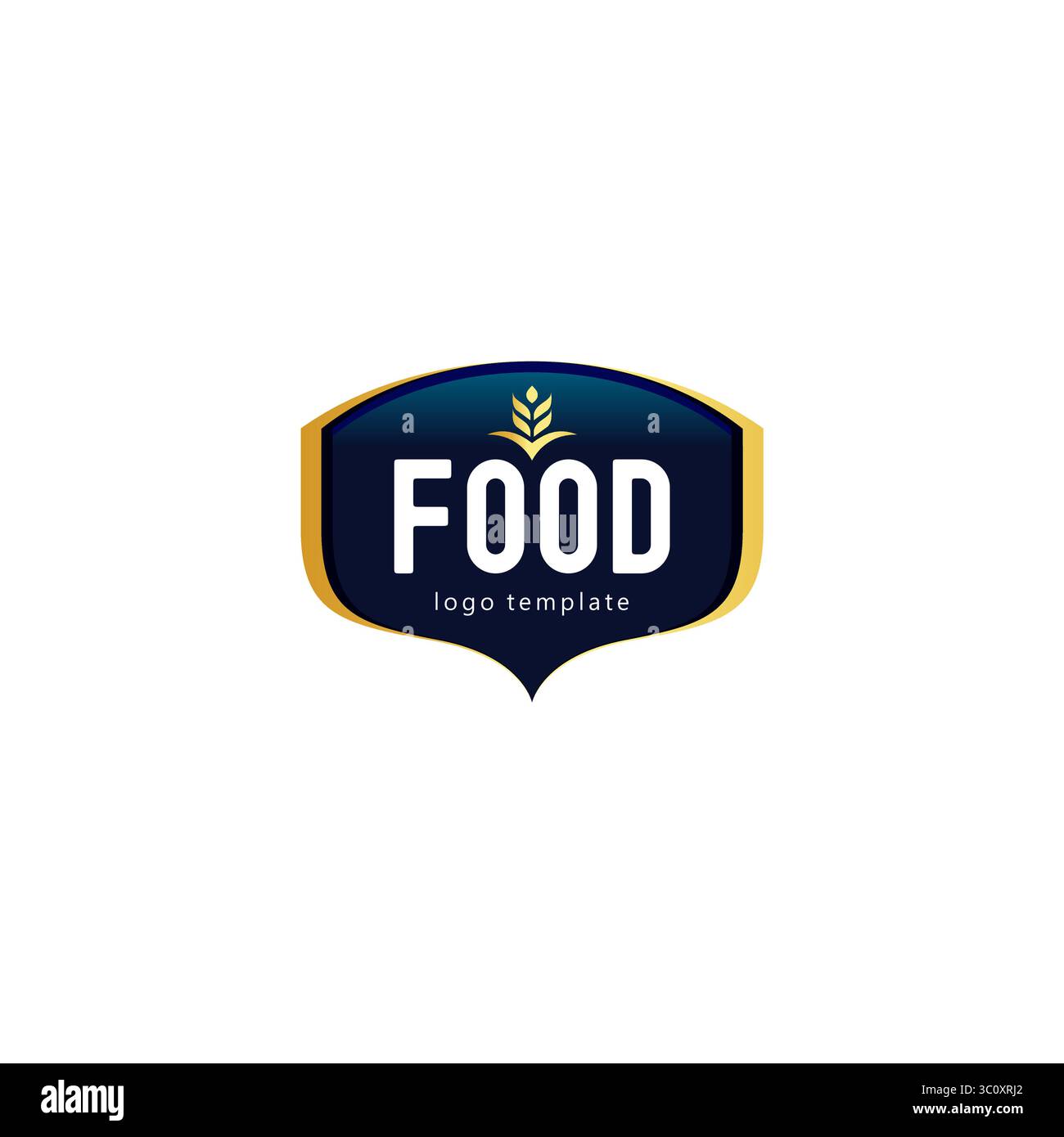 brand food logo design template. bakery logo vector Stock Vector Image ...