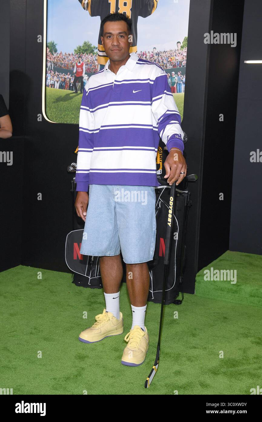 Tony Finau attends the Happy Gilmore 2 World Premiere at Jazz at ...
