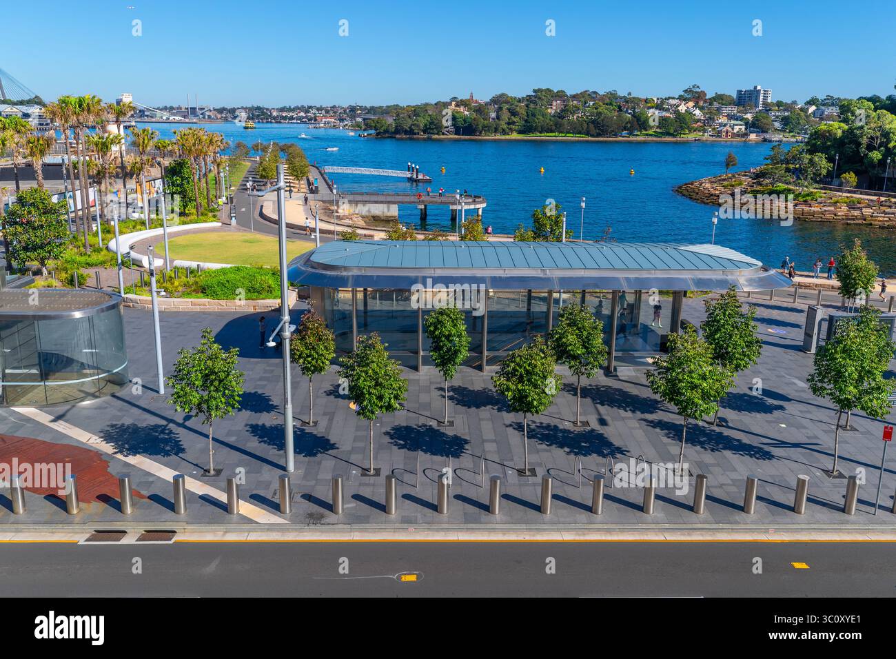 Nawi Cove at Barangaroo in Sydney, Australia, seen from above Hickson ...