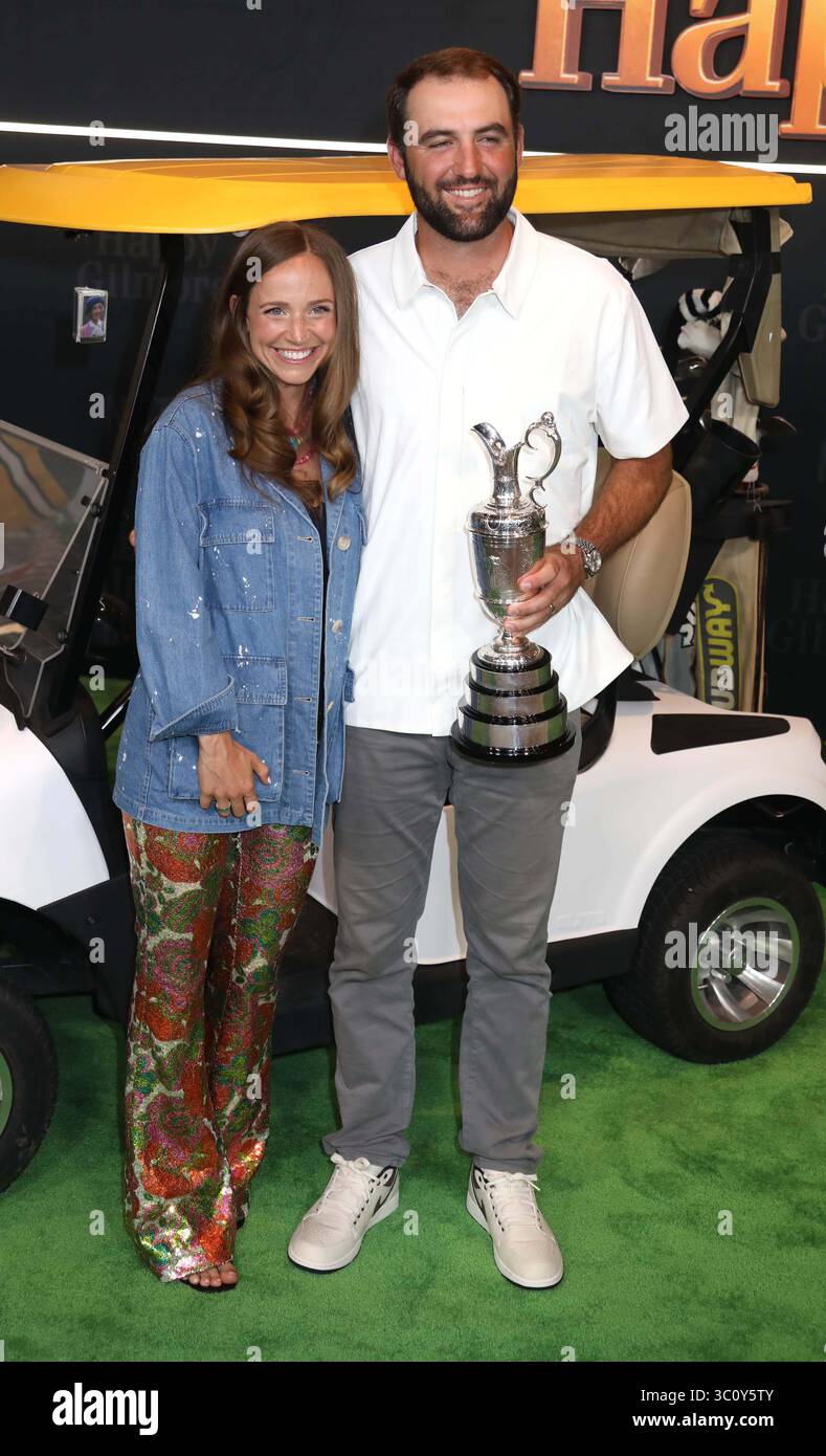 July 21, 2025, New York, New York, USA: MEREDITH SCUDDER and golfer ...