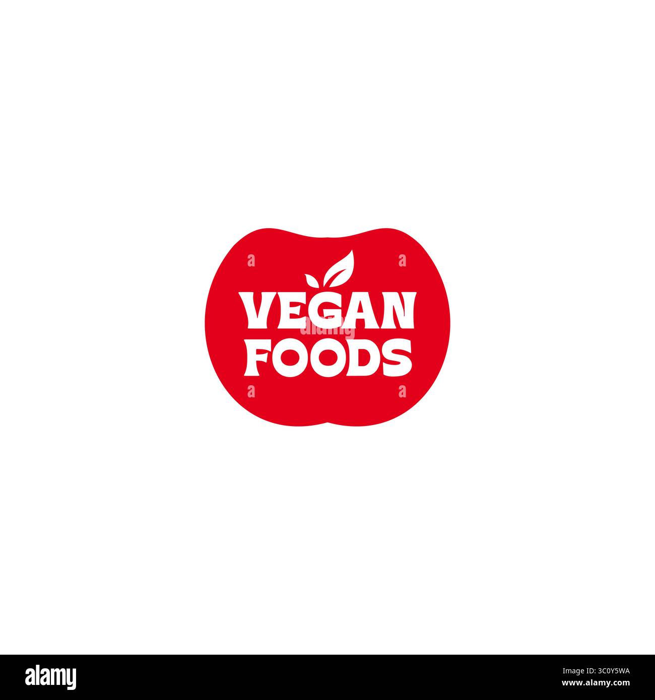 Vegan Foods Label Logo Vector Stock Vector Image & Art - Alamy