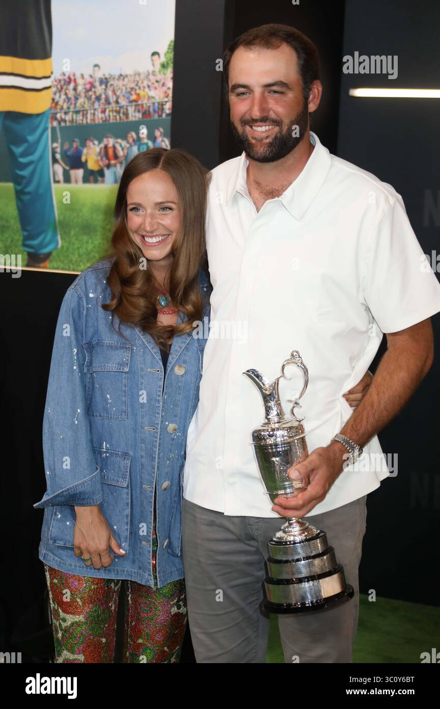 July 21, 2025, New York, New York, USA: MEREDITH SCUDDER and golfer ...