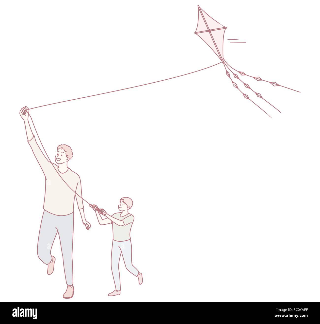 A heartwarming and joyful scene of a loving parent and their child ...