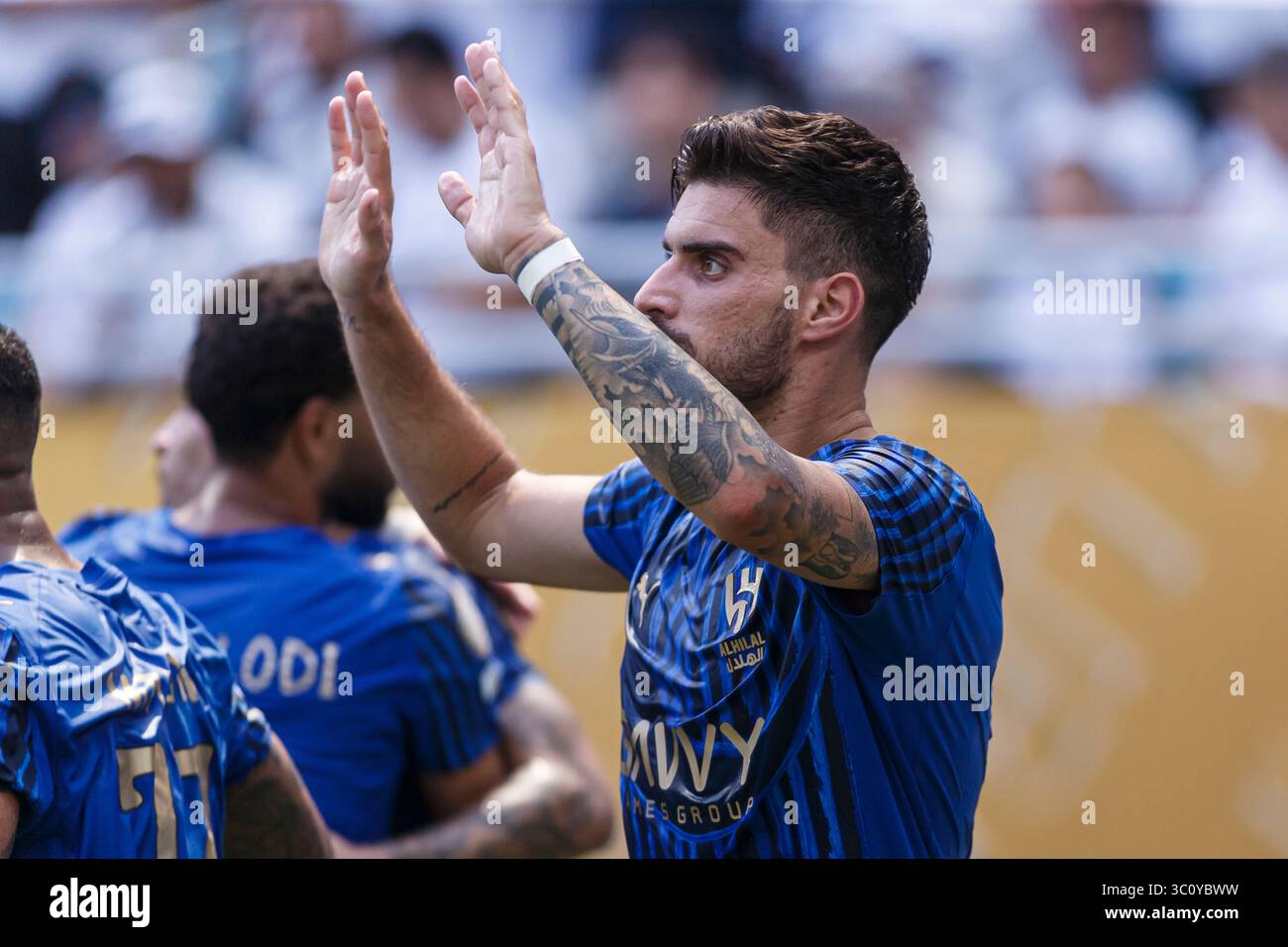 Miami, Florida - June 18: Ruben Neves of Al Hilal celebrates his goal ...