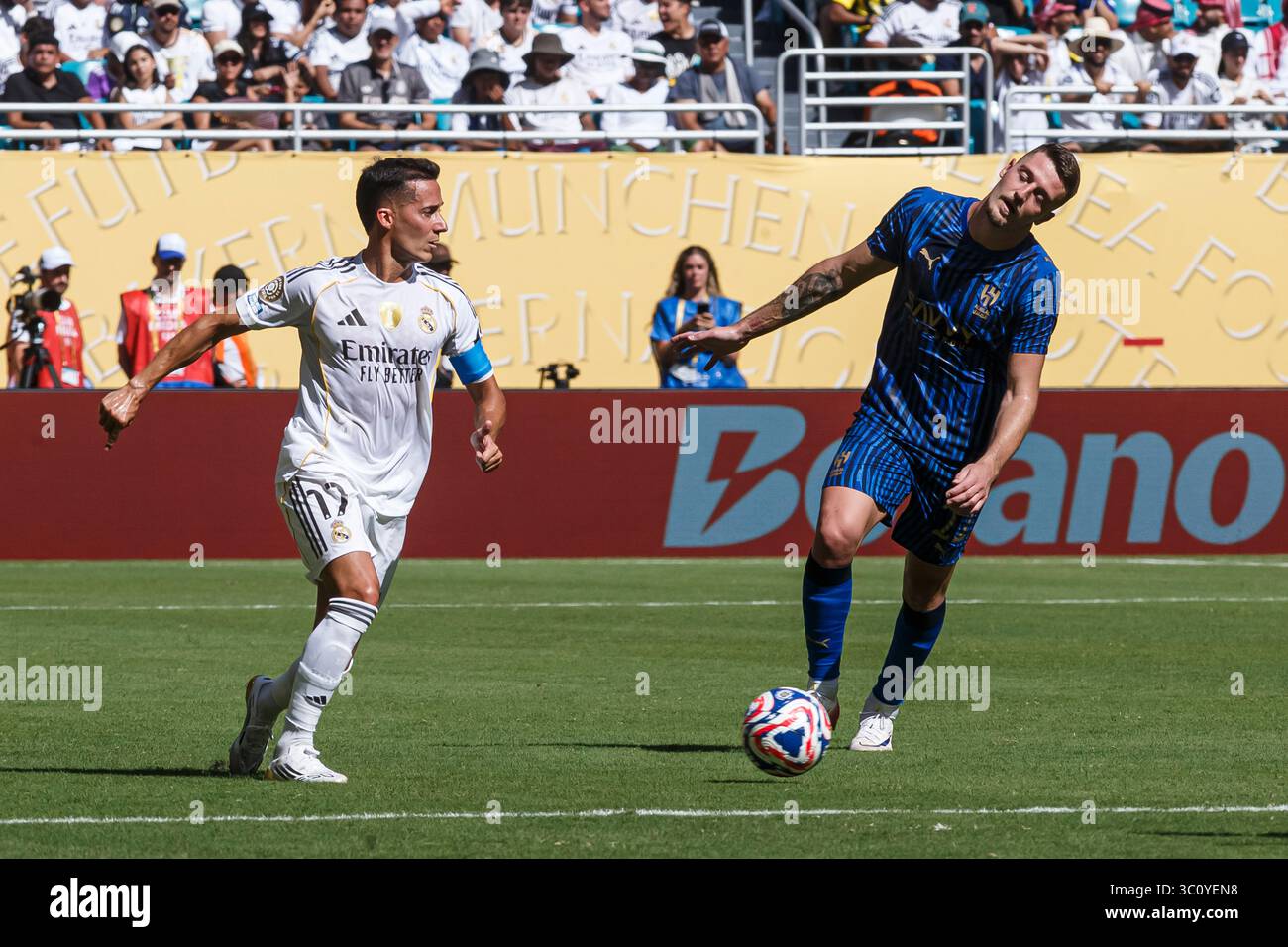 Miami, Florida - June 18: Lucas Vazquez of Real Madrid and Sergej ...