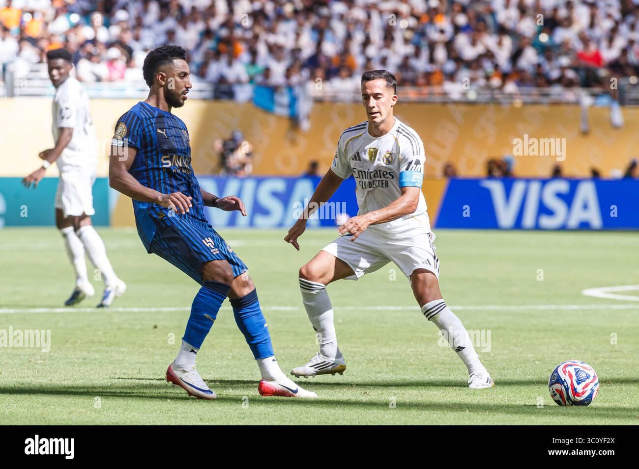 Miami, Florida - June 18: Salem Al Dawsari of Al Hilal and Lucas ...