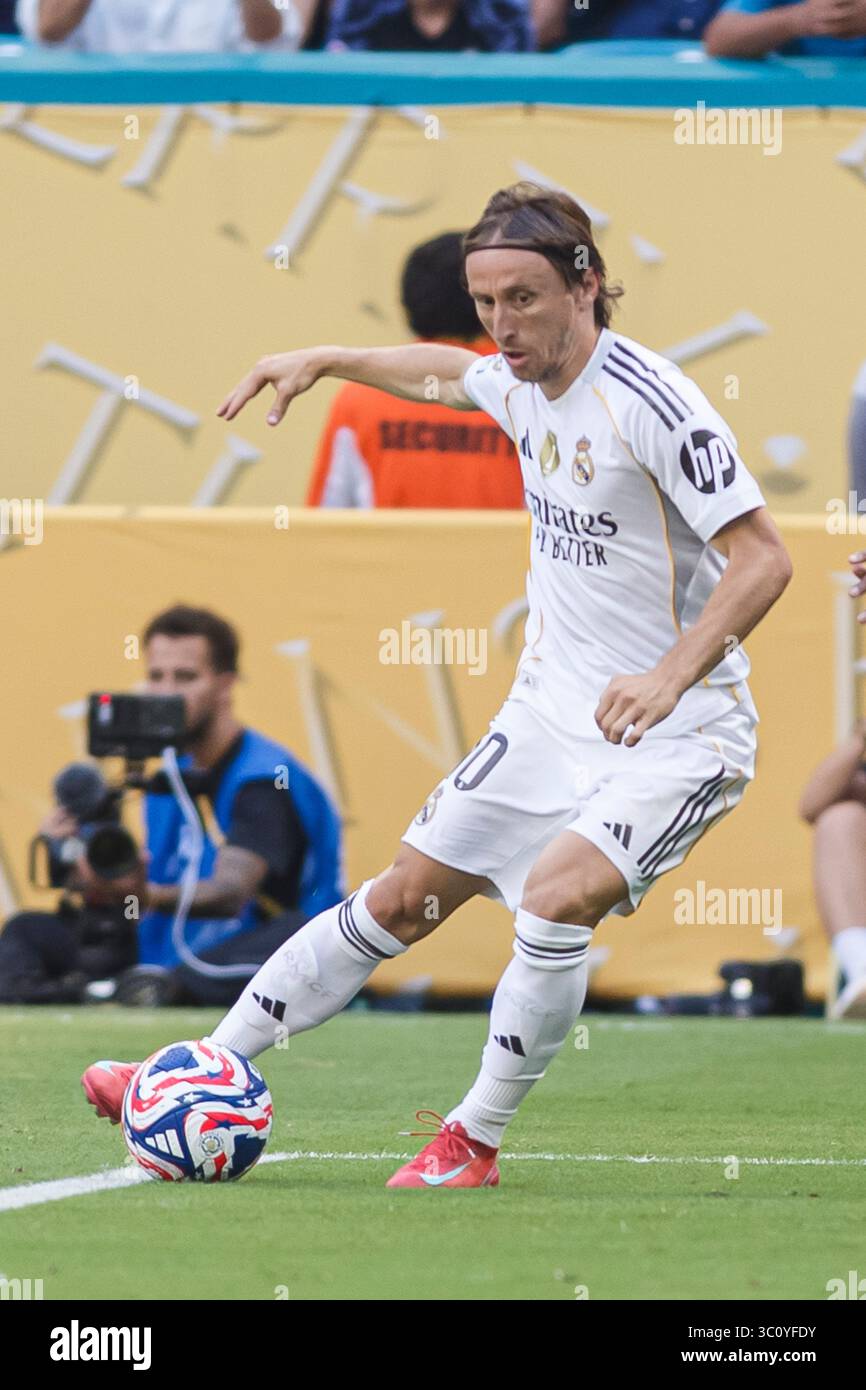 Miami, Florida - June 18: Luka Modric of Real Madrid during the FIFA ...