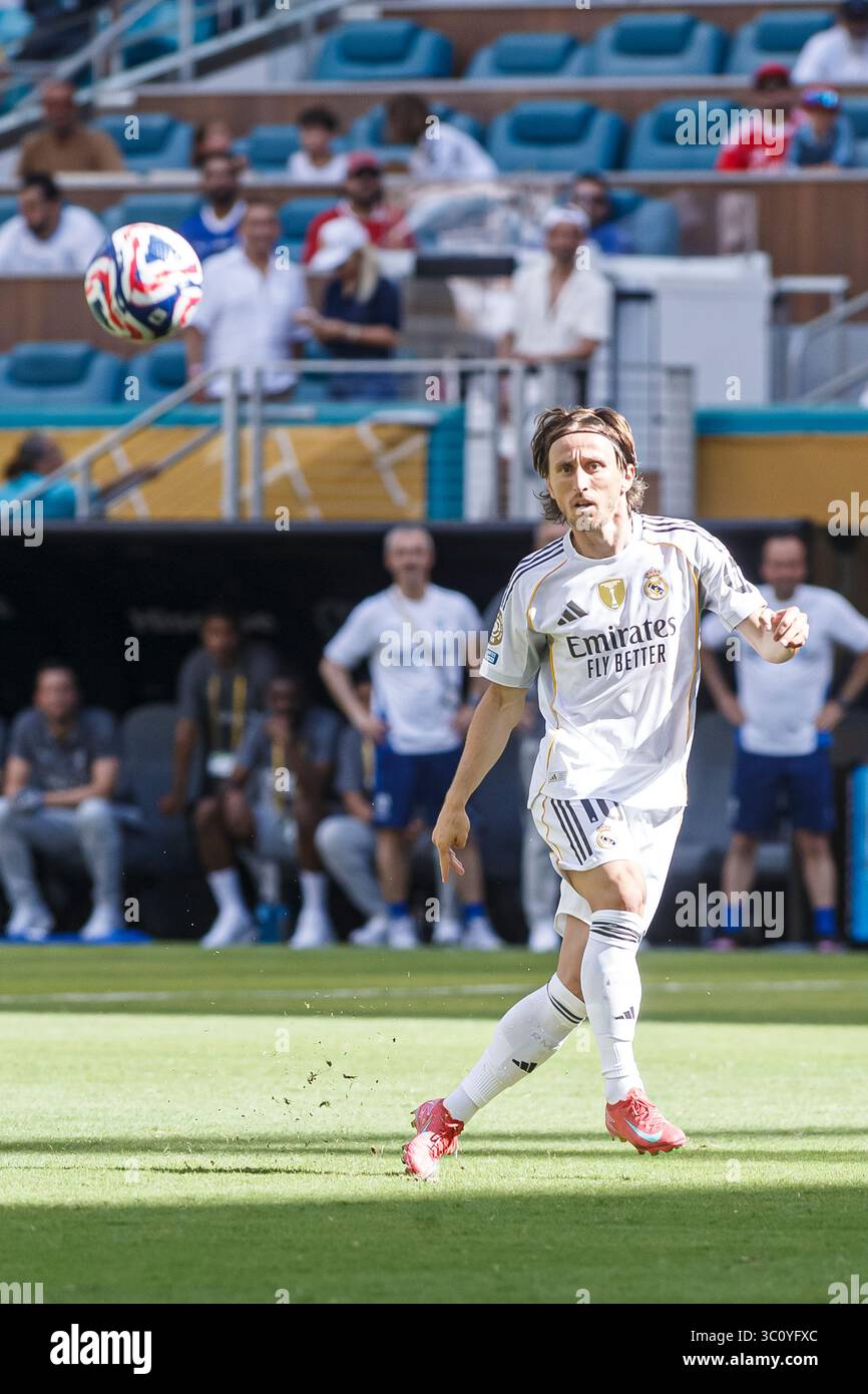 Miami, Florida - June 18: Luka Modric of Real Madrid during the FIFA ...