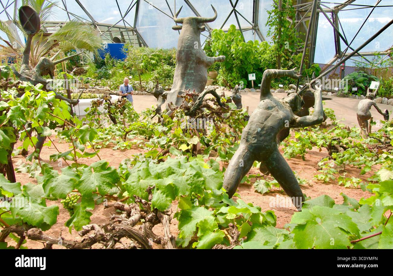 The Rites of Dionysus by Tim Shaw beaten copper sculptures Raging Bull ...