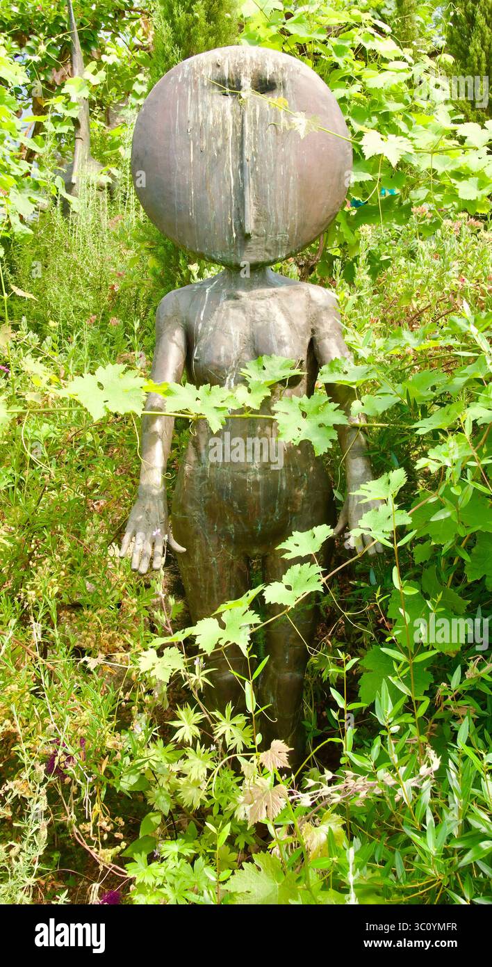The Rites of Dionysus by Tim Shaw beaten copper sculptures Raging Bull ...