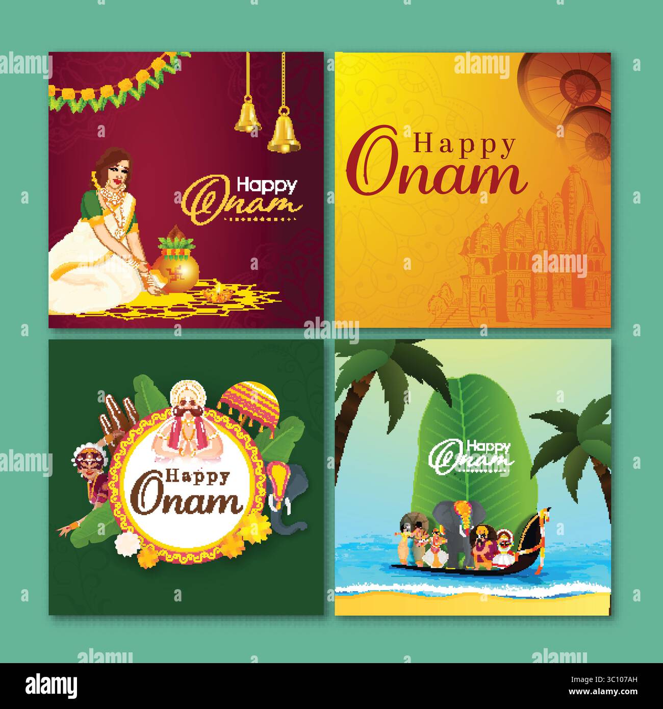 Kerala banana tree Stock Vector Images - Alamy