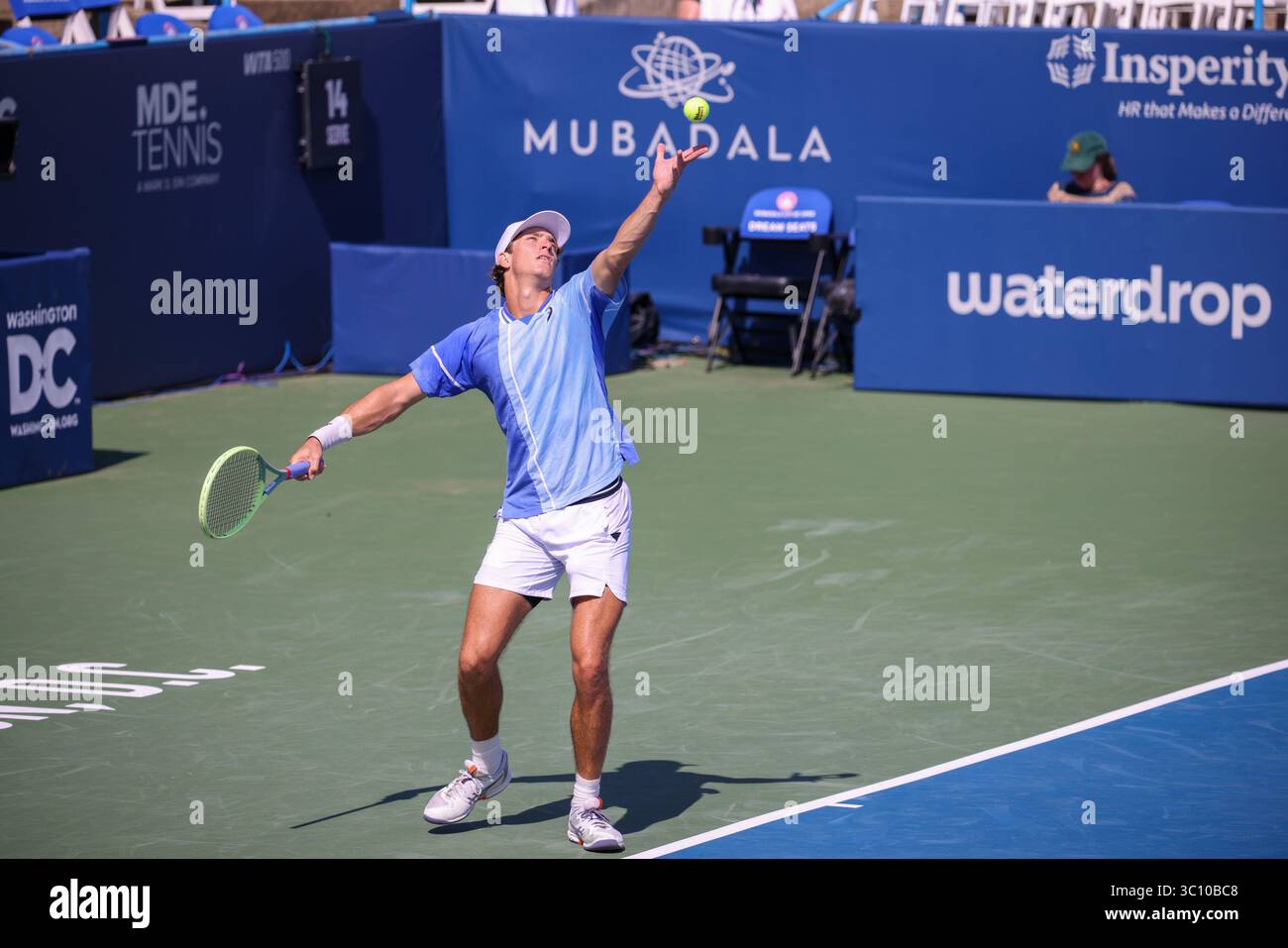 Murphy Cassone (USA) during the men's singles Round 1 match against ...