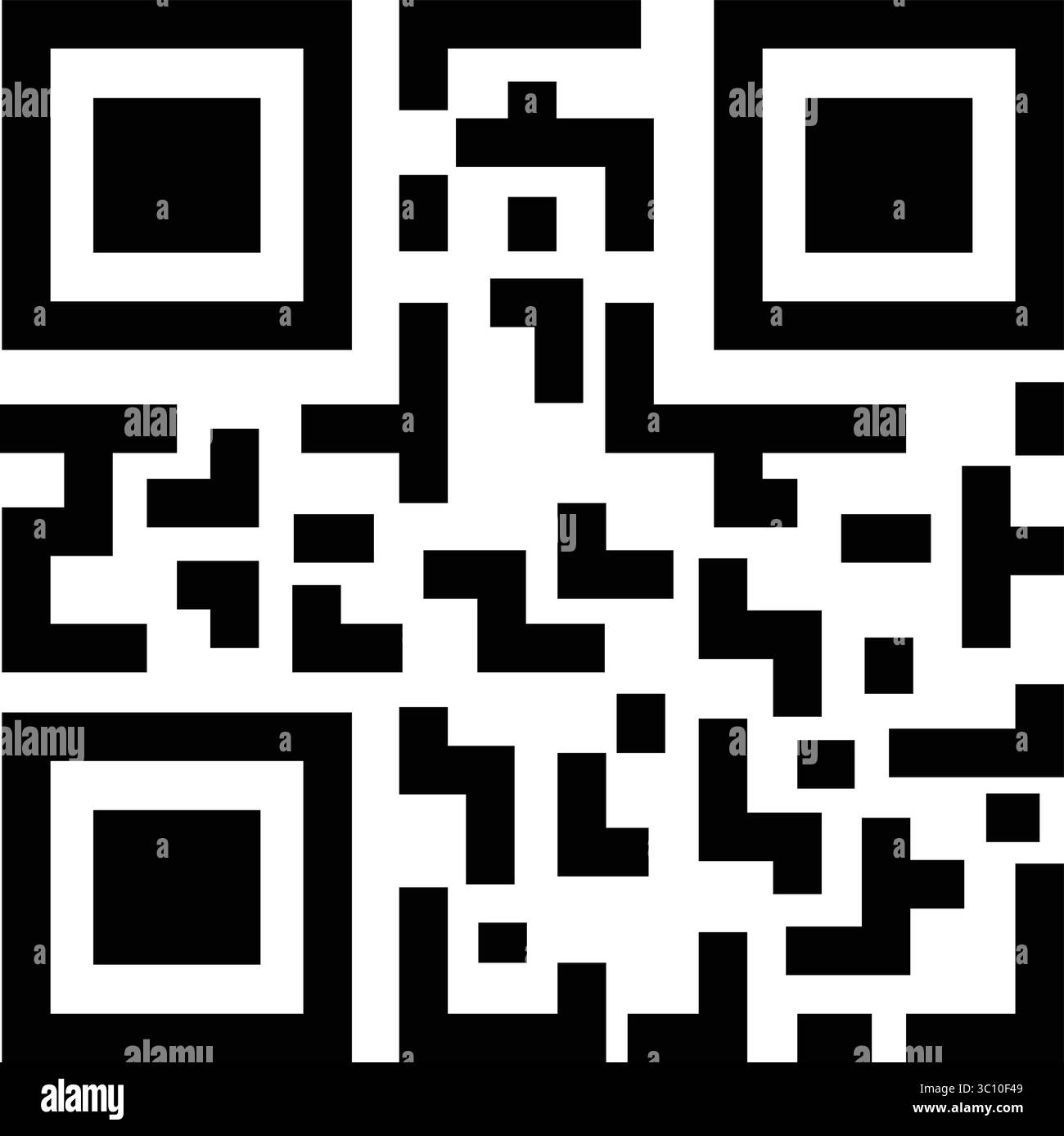 Horizontal black qr code hi-res stock photography and images - Alamy