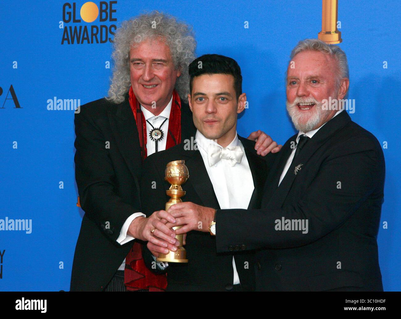January 6, 2019 - Beverly Hills, California, USA - Brian May, Rami ...