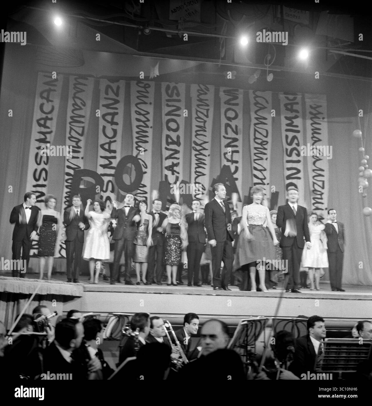 Italian singers Tony Dallara (Antonio Lardera), Flo Sandon's (Mammola ...