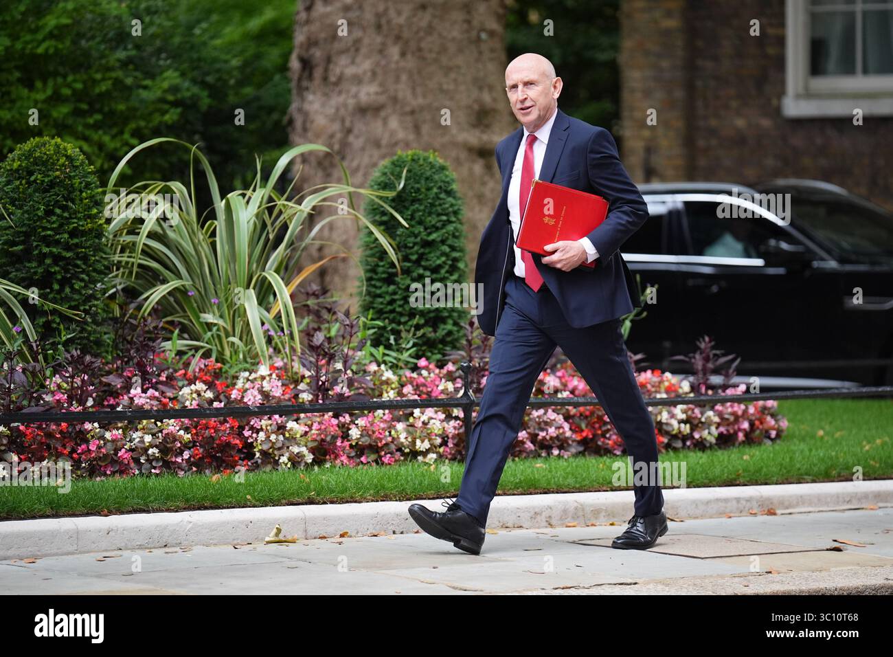 Defence Secretary John Healey arrives in Downing Street, London, for a ...