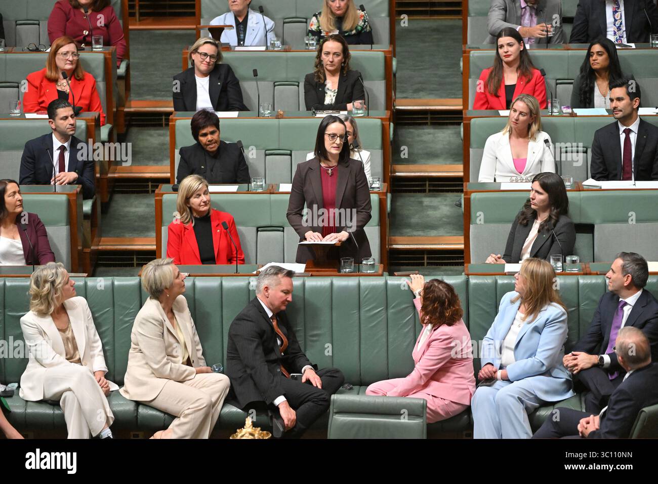 Labor member for Melbourne Sarah Witty delivers her first speech in the ...