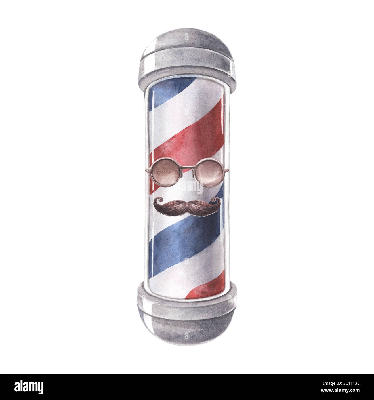 Retro barbershop hipster tools Cut Out Stock Images & Pictures - Alamy