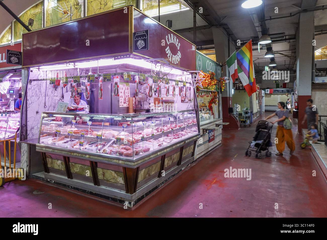 Spain, Madrid, Mercado de la Cebada - Cebada market, tourism Photo ...