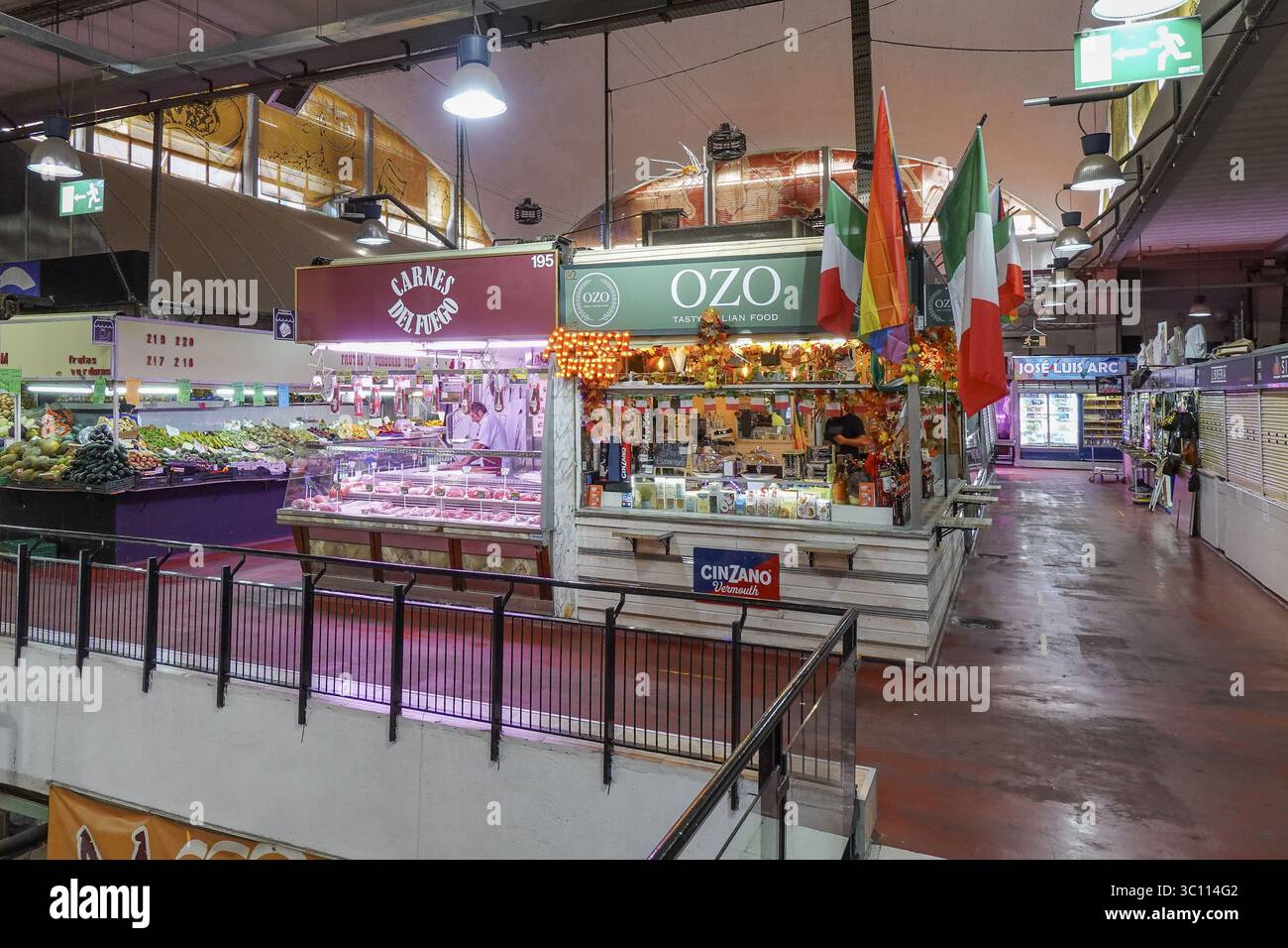 Spain, Madrid, Mercado de la Cebada - Cebada market, tourism Photo ...
