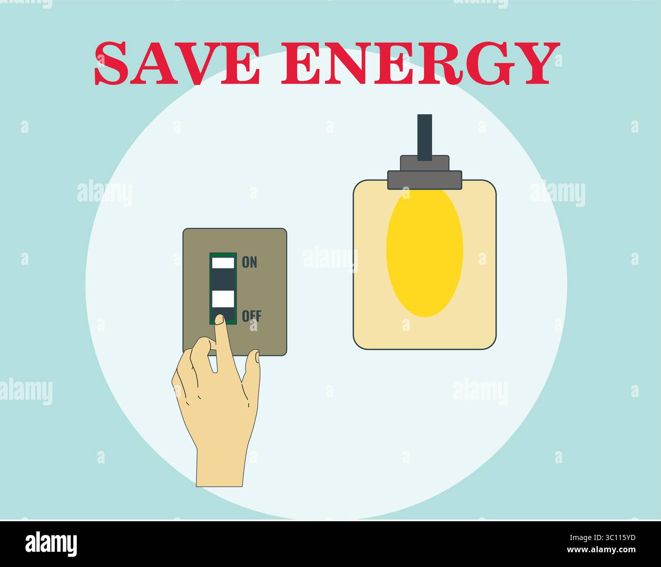 Save on energy bill Stock Vector Images - Alamy