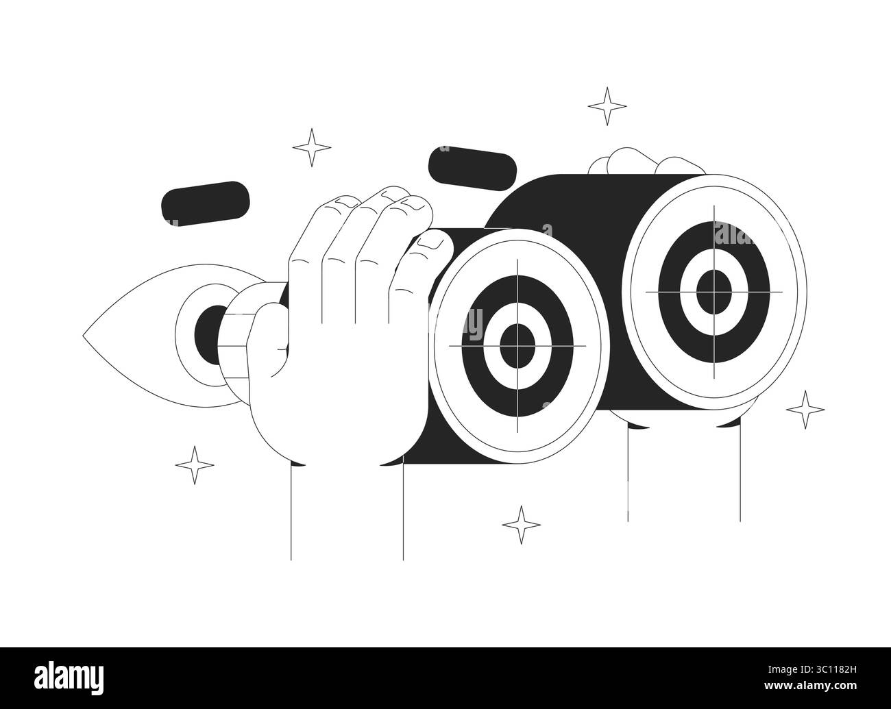 Perspective vision marketing strategy Stock Vector Images - Alamy