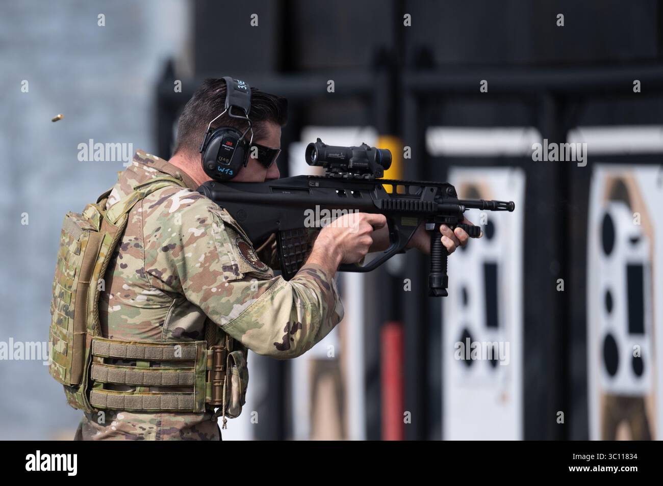 U.S. Air Force Staff Sgt. Steven Todd, 319th Security Forces Squadron ...